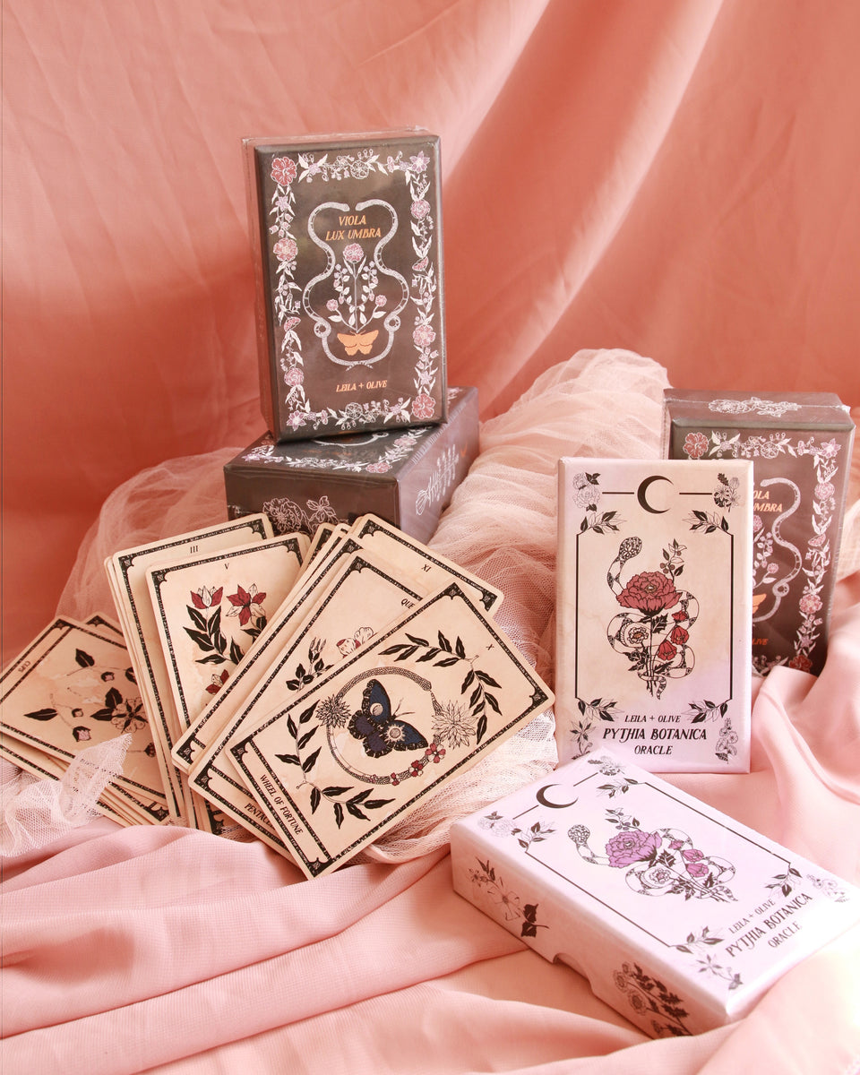 Leila Olive | Tarot Cards – Rococo Floral co.