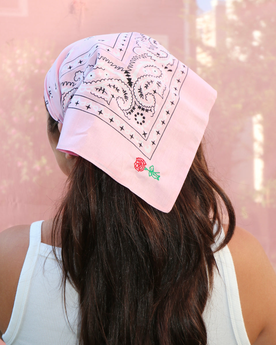 Rococo Rose Fest Bandana – Rococo Floral co.