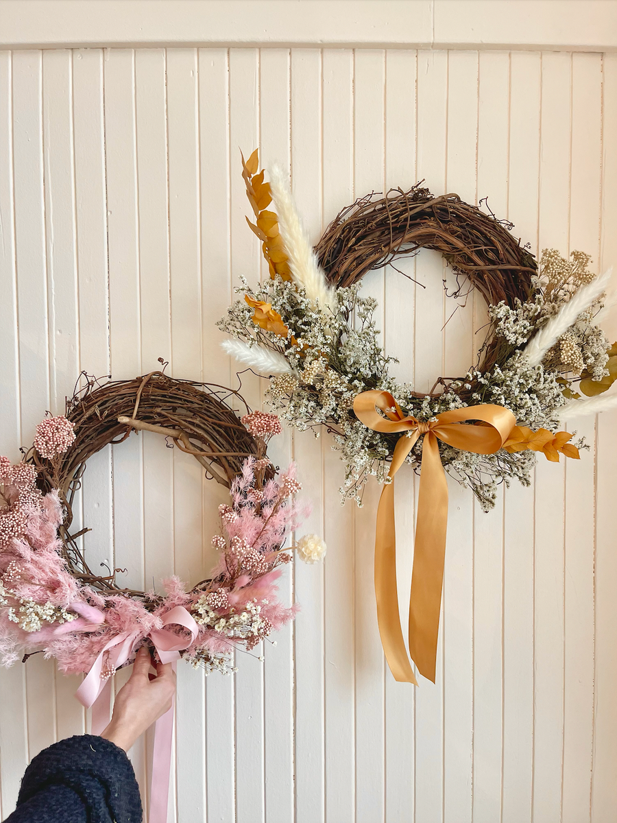 Preserved Spring Wreath – Rococo Floral co.